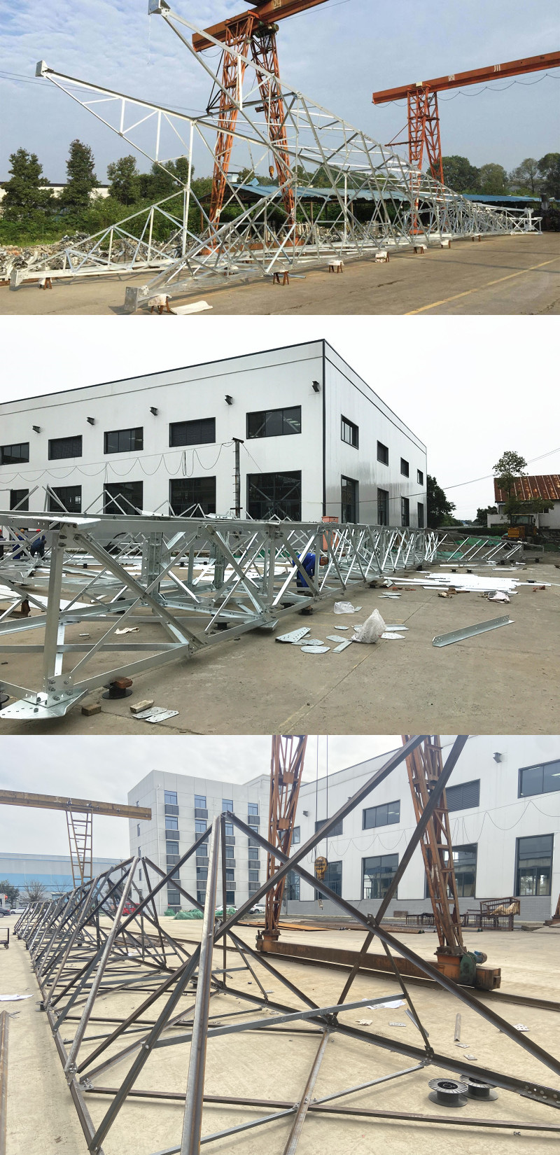China 33kV Electric Power Transmission Angular Lattice Steel Tower ...